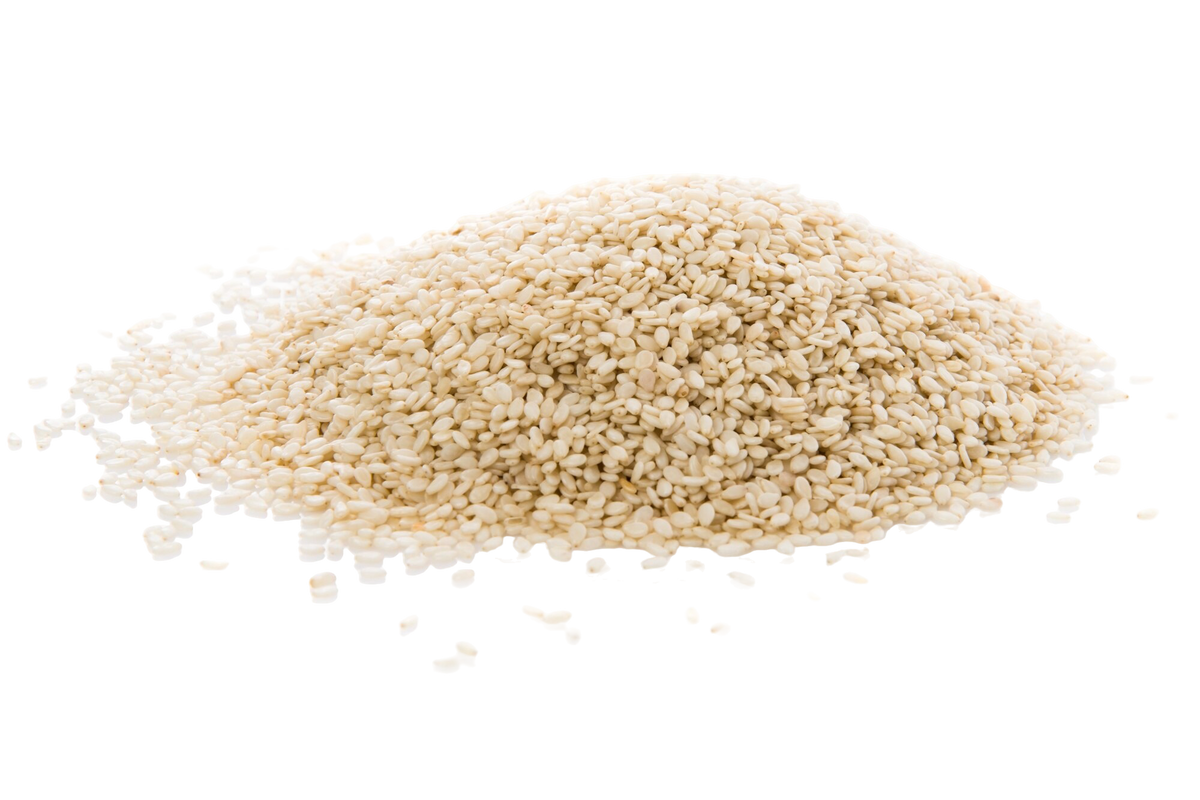 India Roasted White Sesame Seeds, Bag (1 kg) Yamada