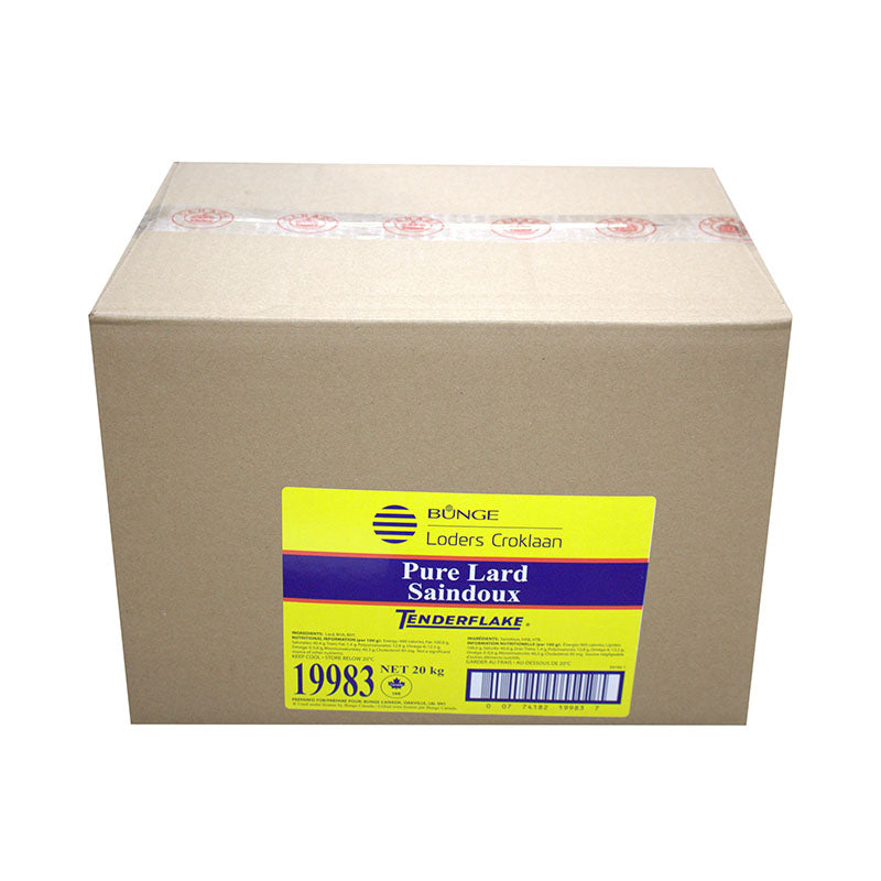 Bunge Tenderflake Pure Lard, Case (20 KG)
