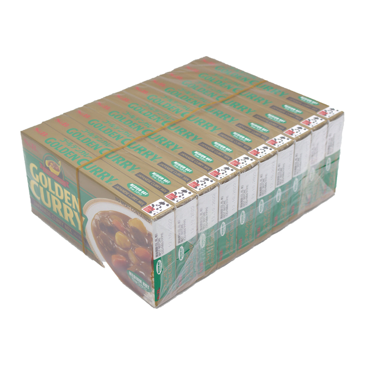 S&B Golden Curry Medium Hot (10x220g)